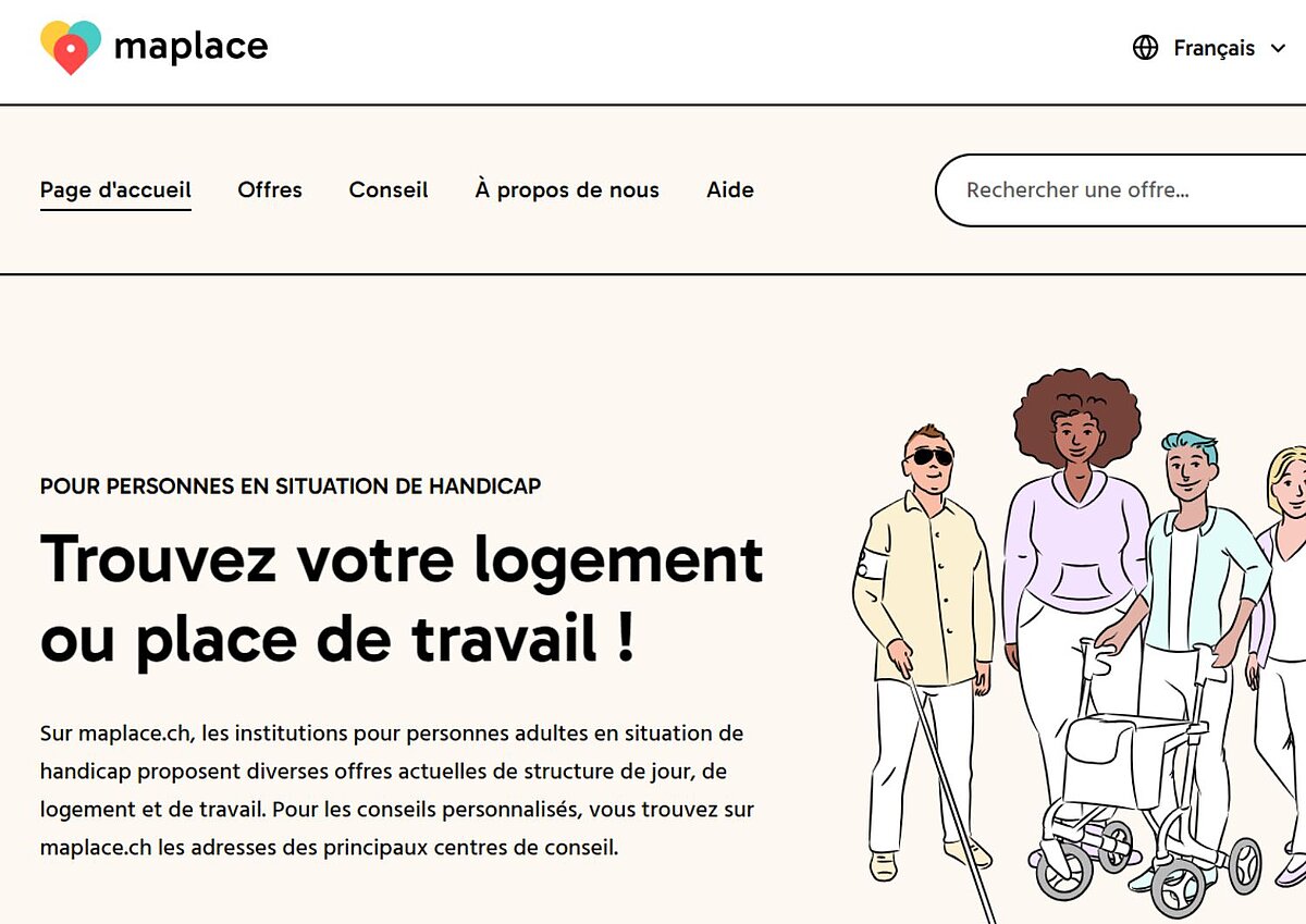 Ma place : plateforme d'offres en ligne pour les personnes vivant avec ...